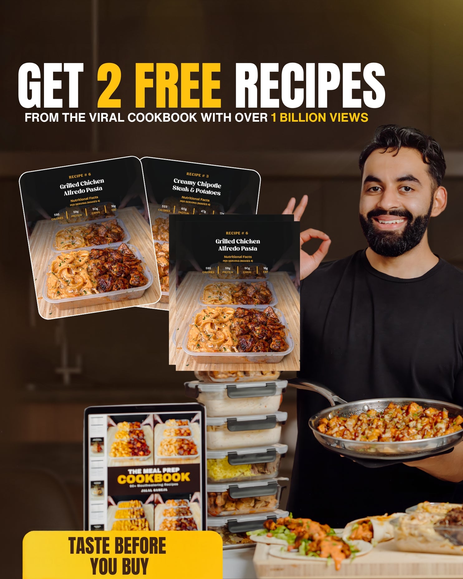 2 FREE High Protein Recipes